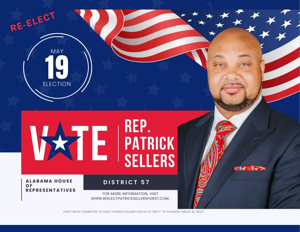 HOME - RE-ELECT PATRICK SELLERS ALABAMA HOUSE OF REPRESENTATIVES